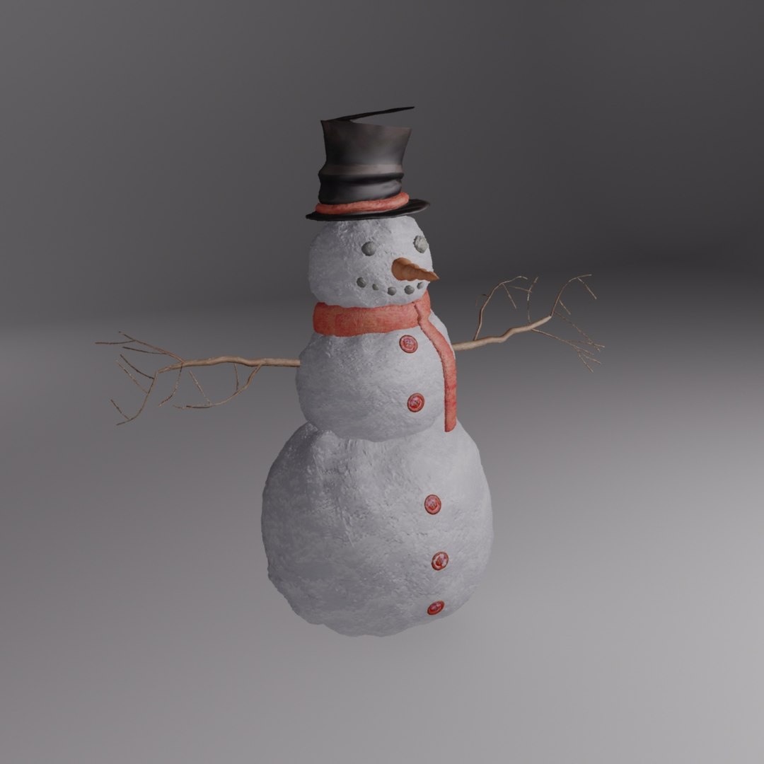 Winter christmas 3D model - TurboSquid 1708713