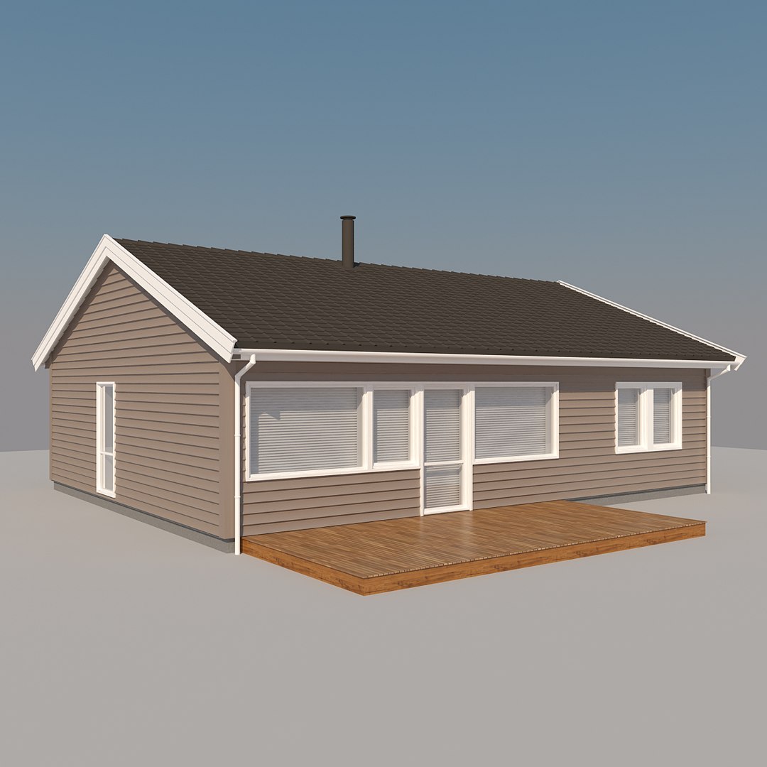 3d Realistic House Thales Nb