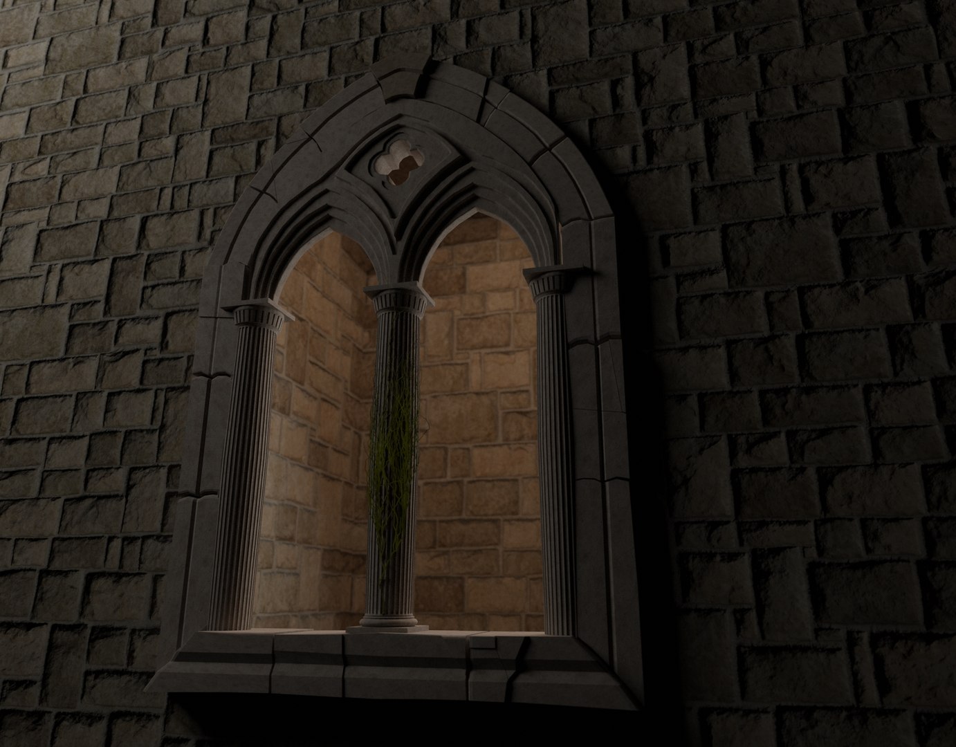 Medieval Window 3D Model - TurboSquid 1606015