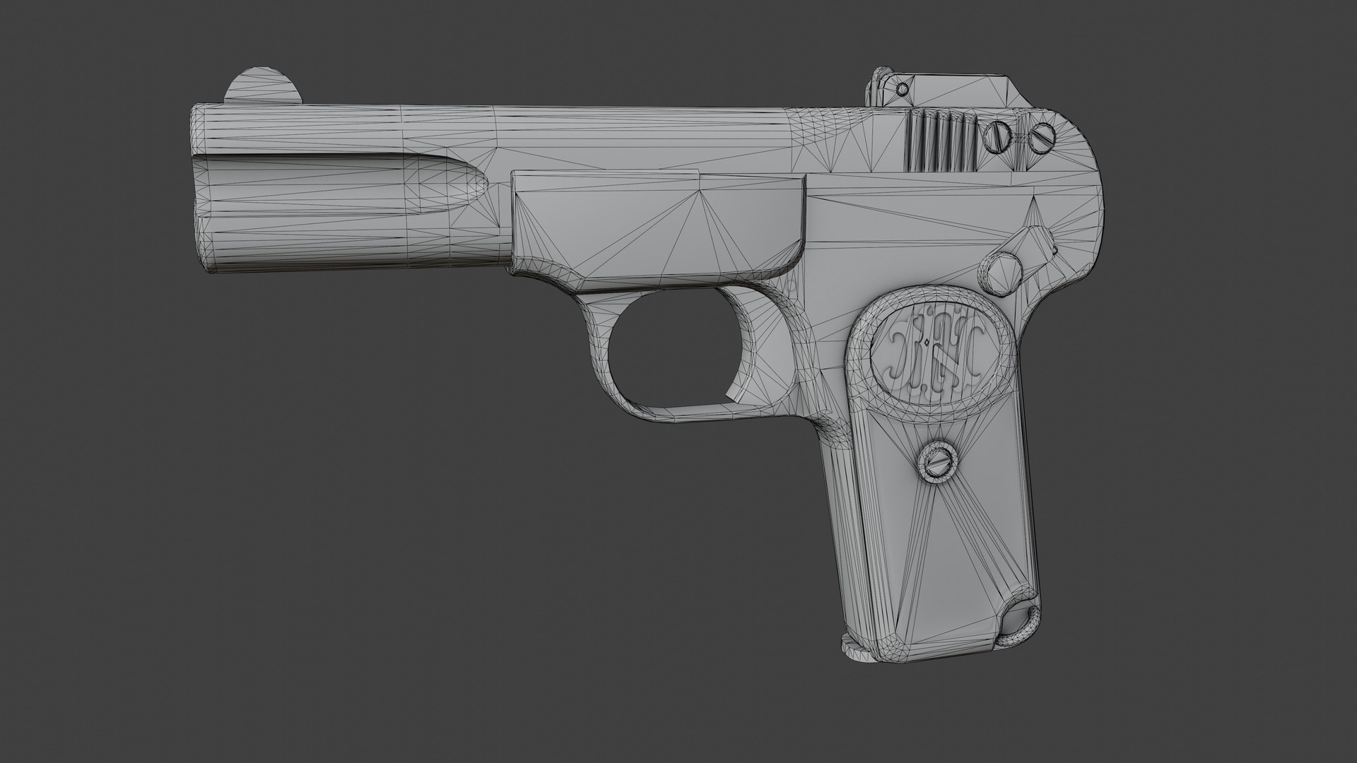 3D Model FN Browning M1900 - TurboSquid 1984028