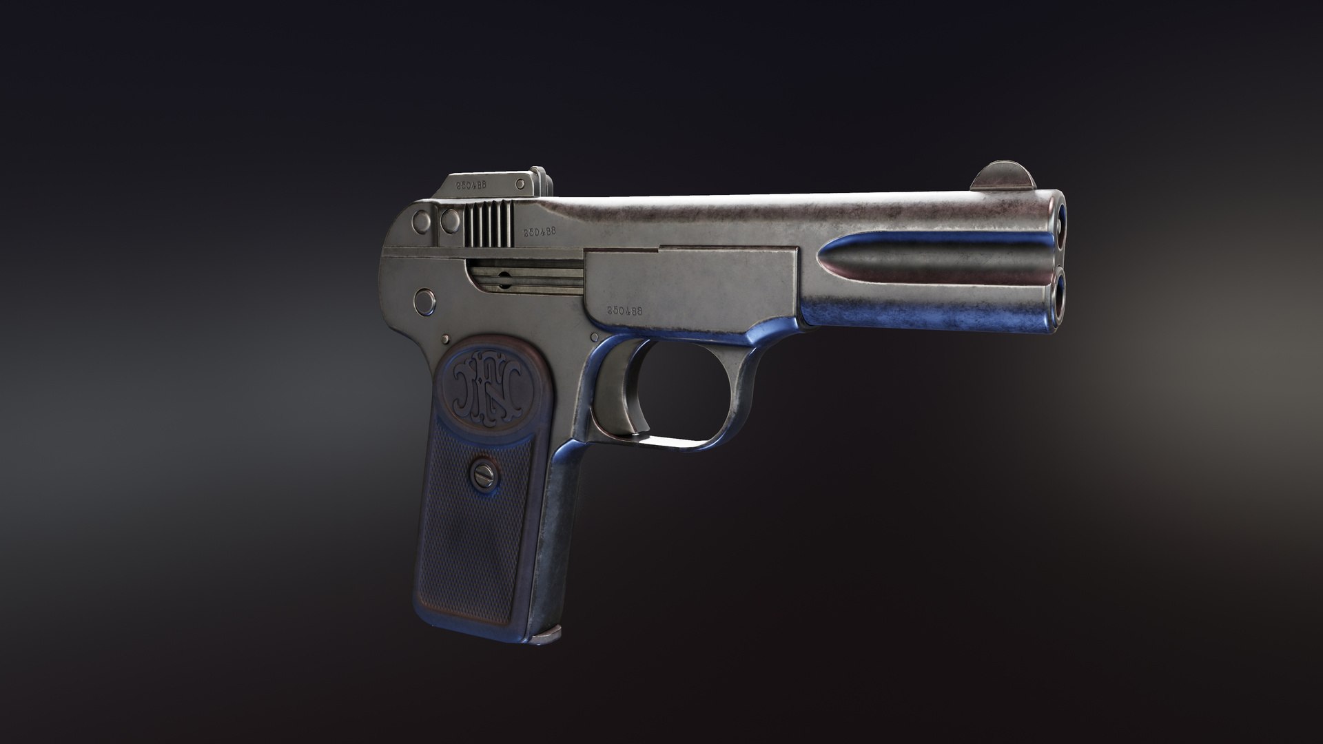 3D Model FN Browning M1900 - TurboSquid 1984028