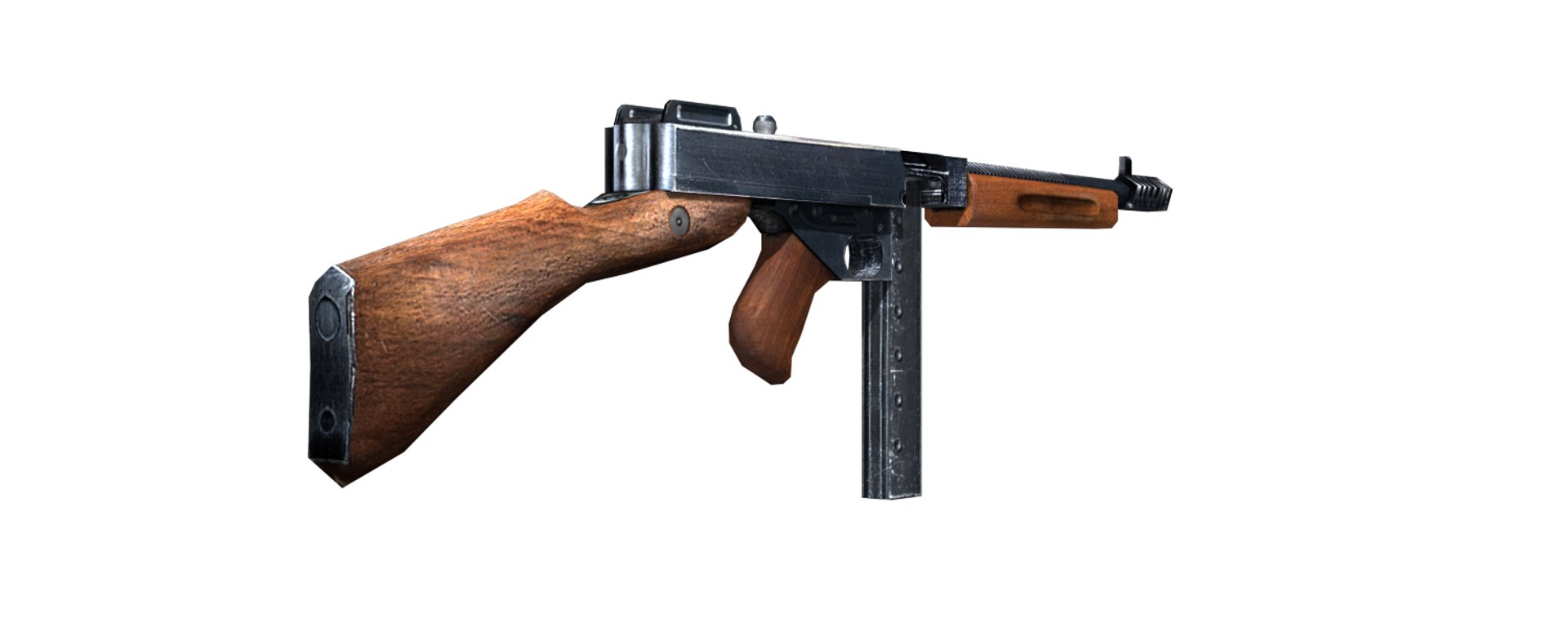 3d Model Thompson Submachine Gun