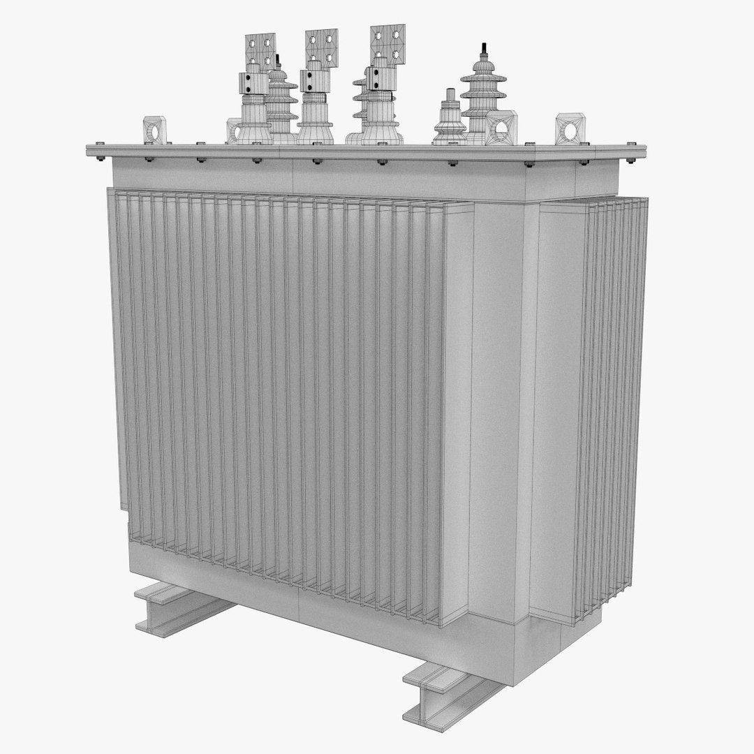 3d Electrical Transformer Model