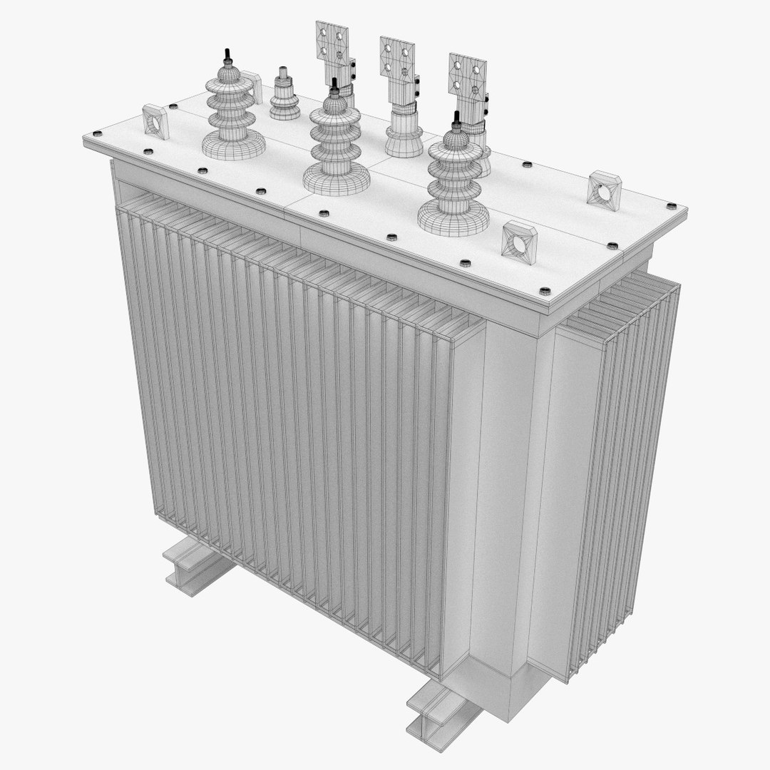 3d Electrical Transformer Model