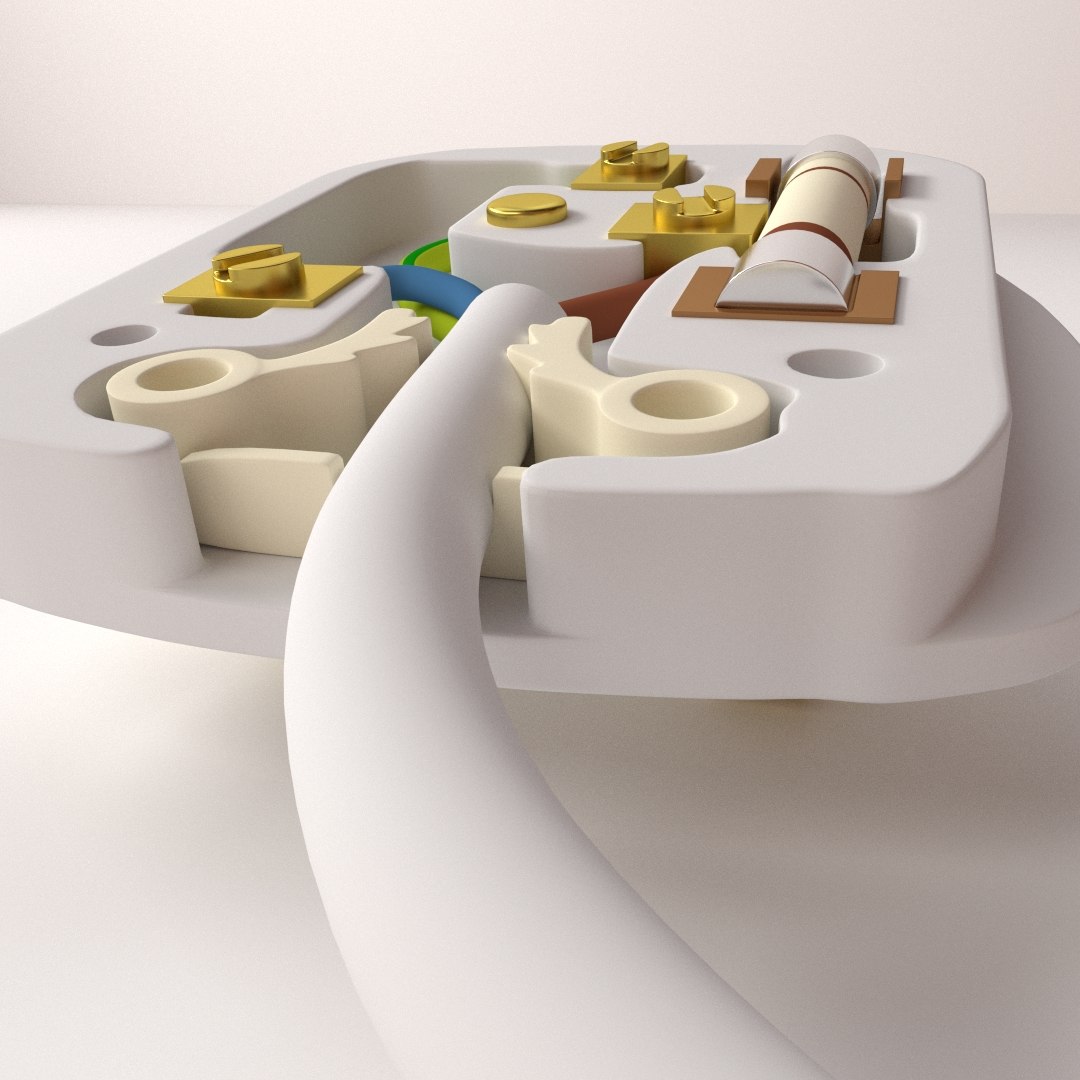 plug internal 3d 3ds