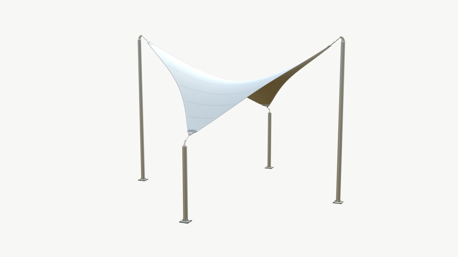 Tensile Structure Design 3D Model - TurboSquid 2152607