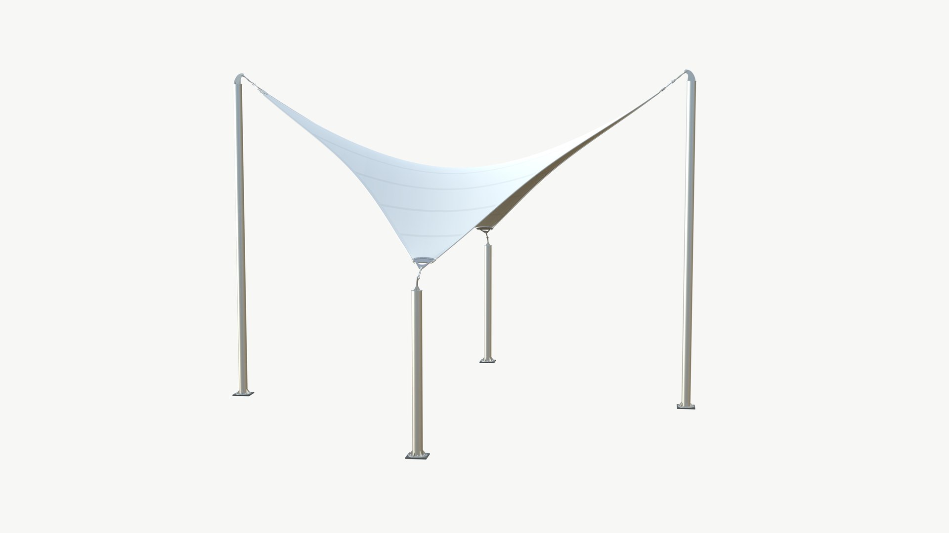 Tensile Structure Design 3D Model - TurboSquid 2152607