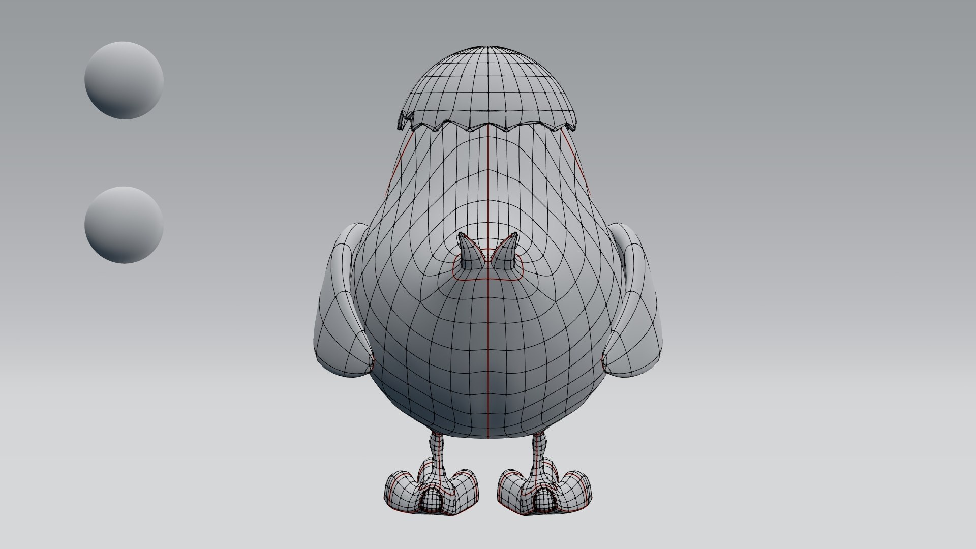 3D Chicken Cartoon Model - TurboSquid 1598343