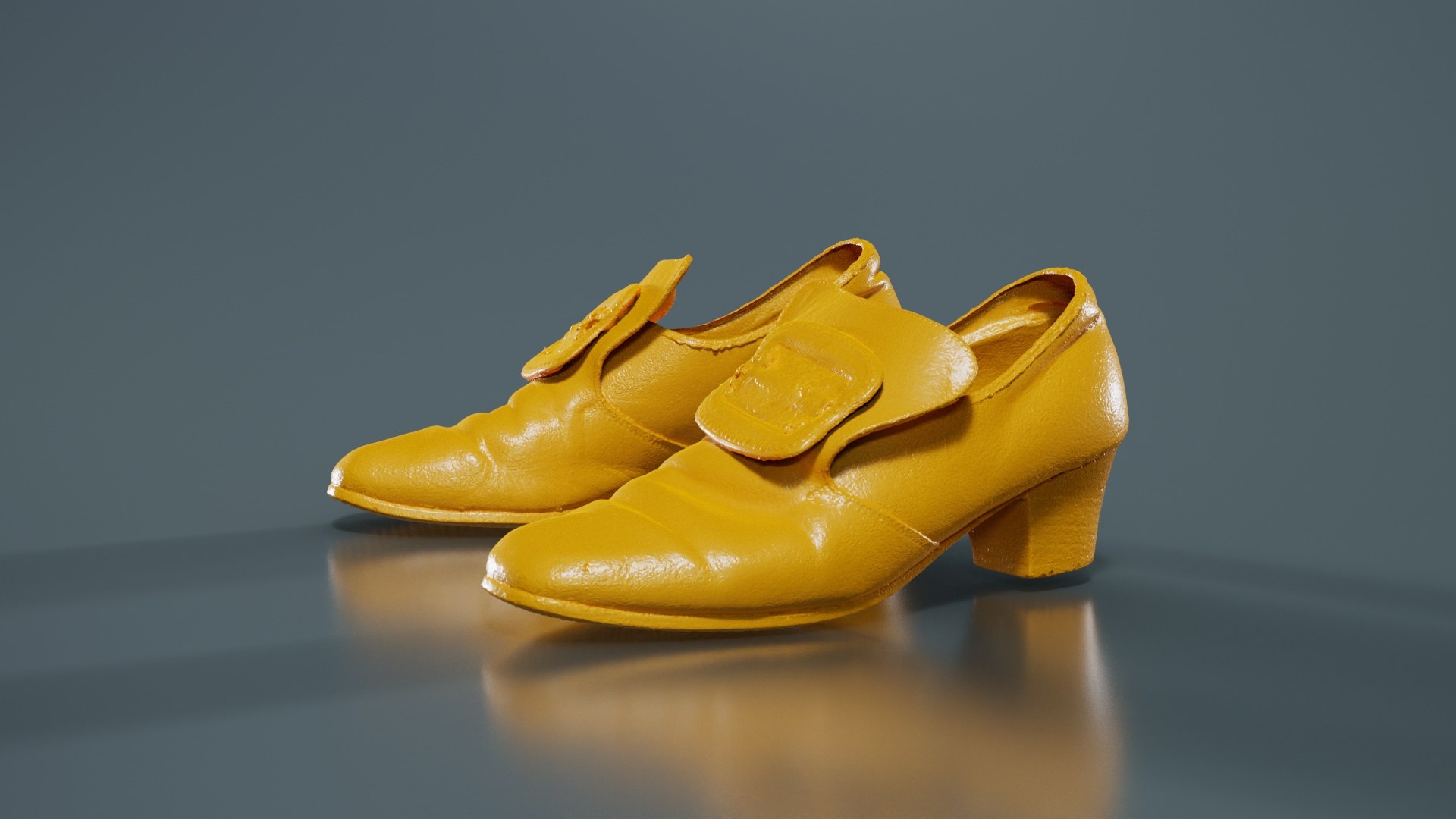 3D Baroque Shoe Clasp Remastered - TurboSquid 2359966