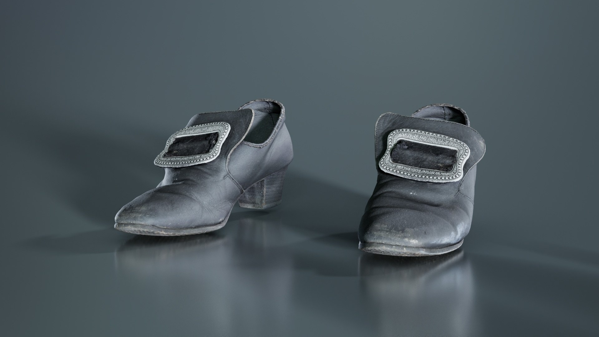 3D Baroque Shoe Clasp Remastered - TurboSquid 2359966