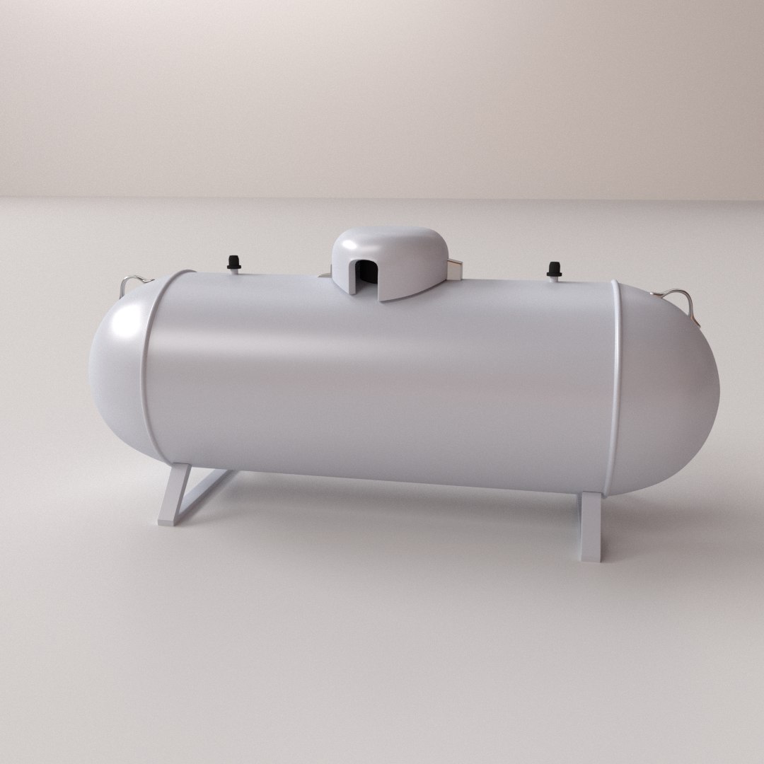 3d Model Propane Tank