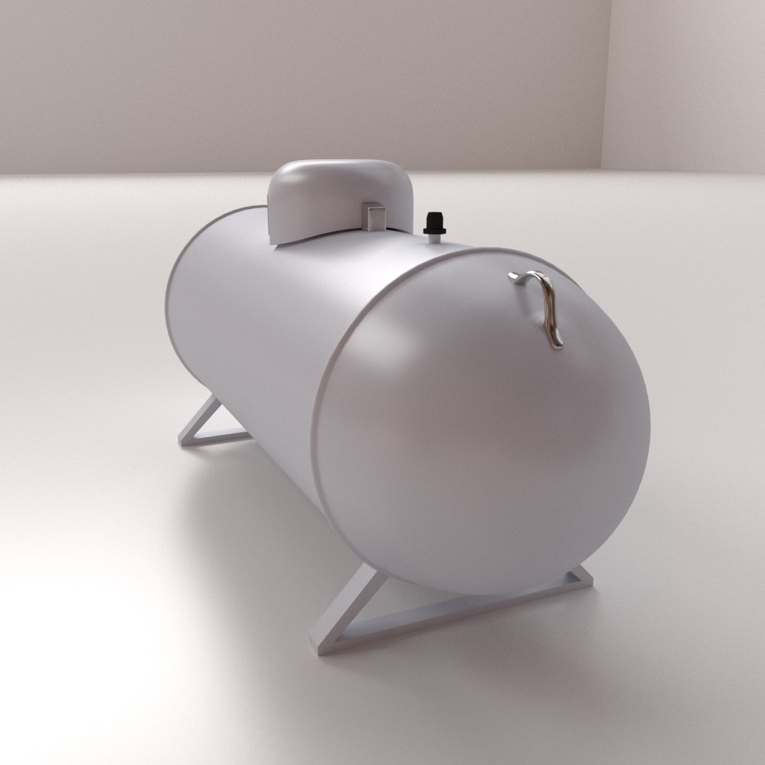 3d Model Propane Tank