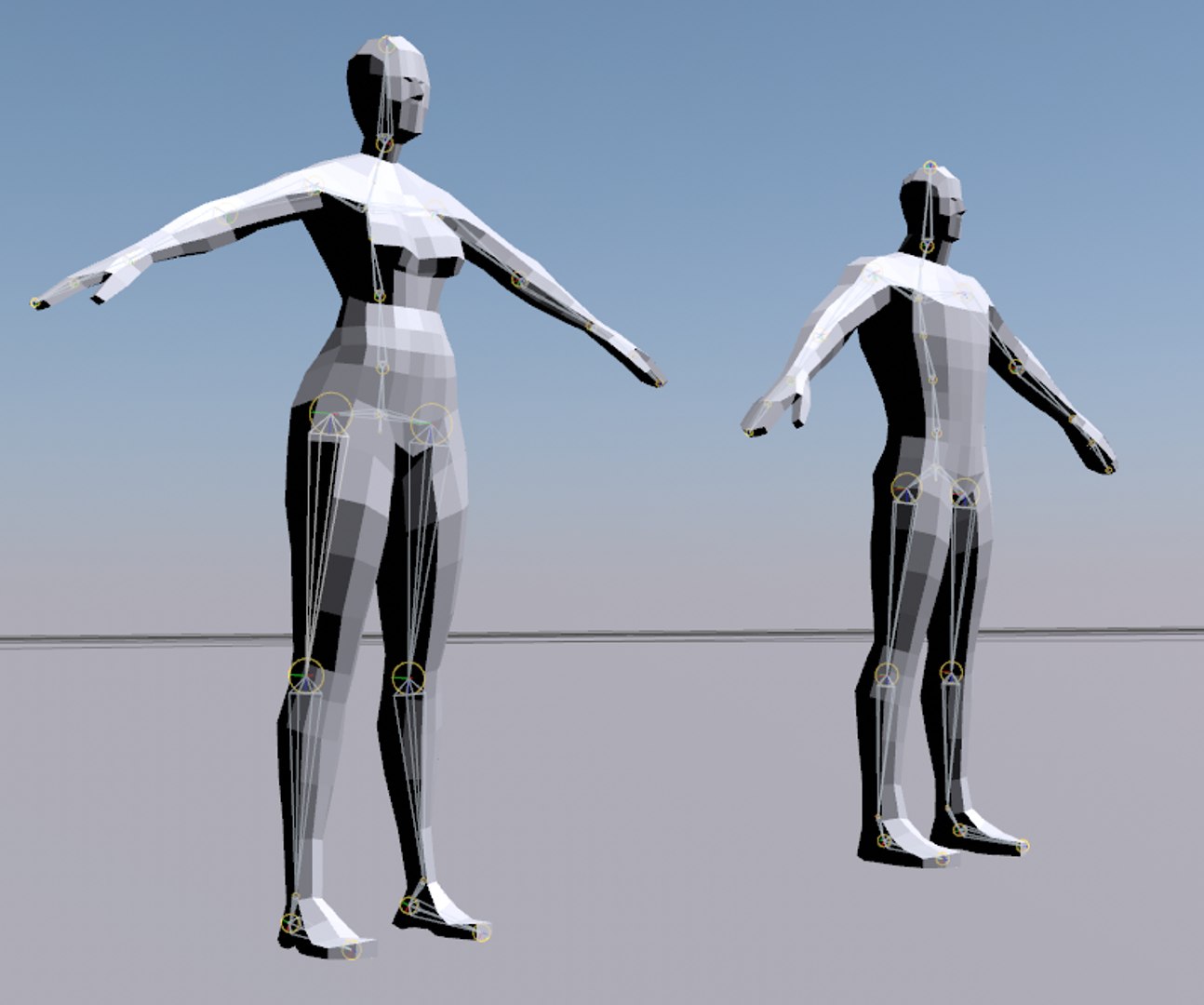 Rigged Characters 3D - TurboSquid 1289554