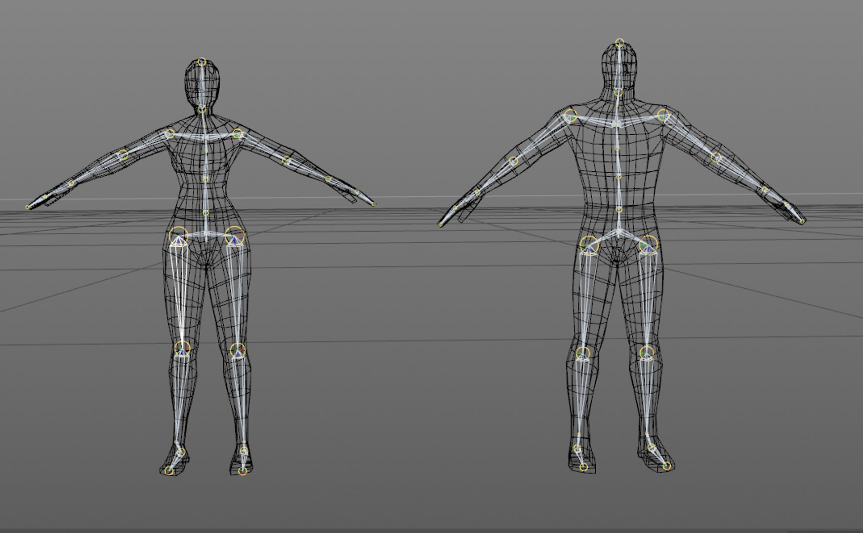 Rigged Characters 3D - TurboSquid 1289554