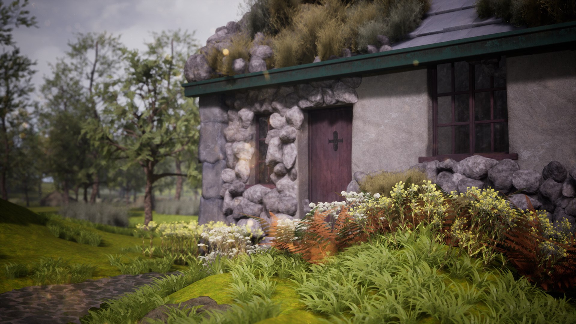 Stone Cottage 33 Assets Model - TurboSquid 2197043