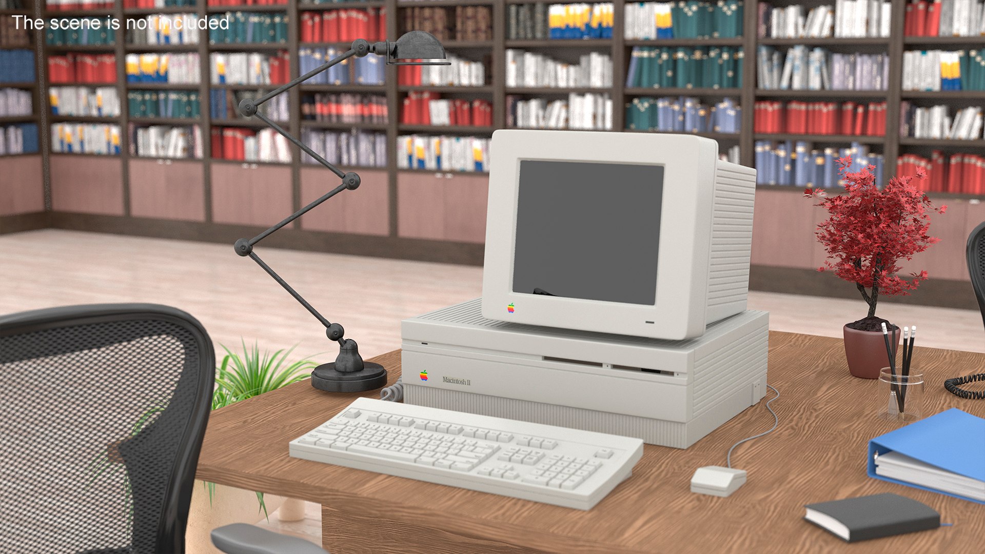 3D Vintage Apple Macintosh II Computer Model - TurboSquid 2209162