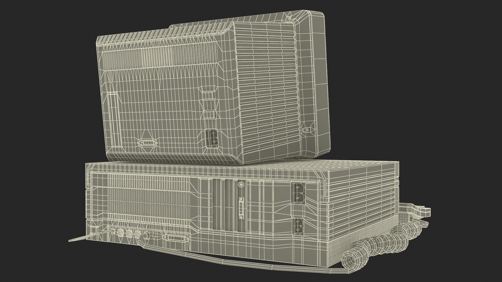3D Vintage Apple Macintosh II Computer Model - TurboSquid 2209162