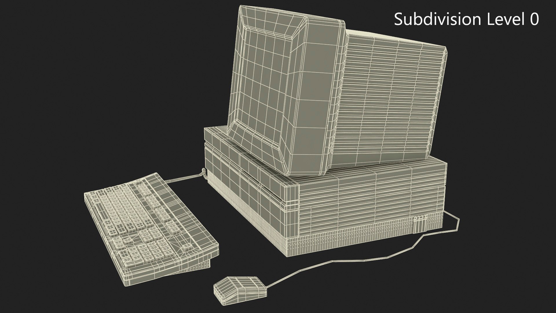 3D Vintage Apple Macintosh II Computer Model - TurboSquid 2209162