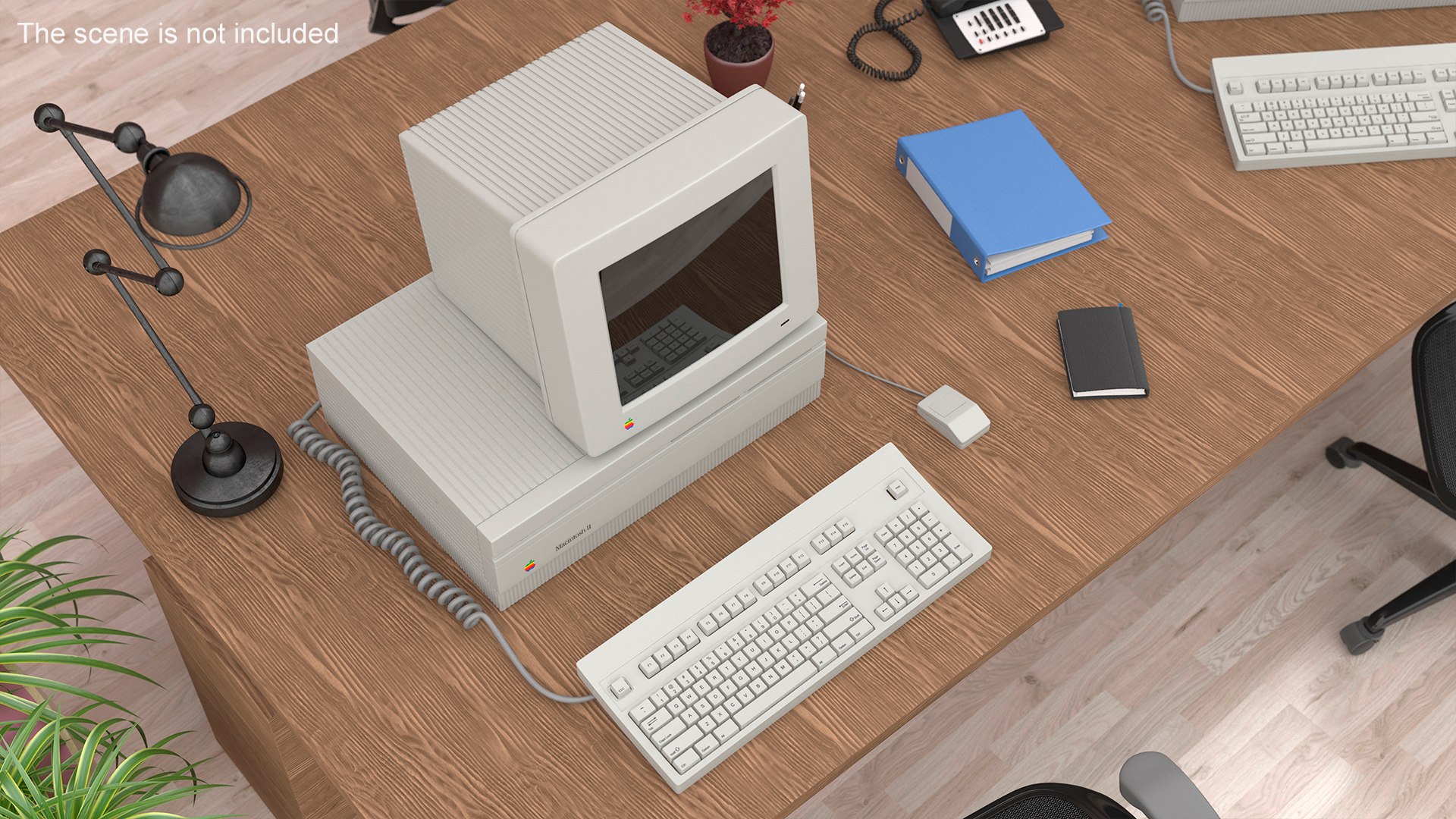 3D Vintage Apple Macintosh II Computer Model - TurboSquid 2209162