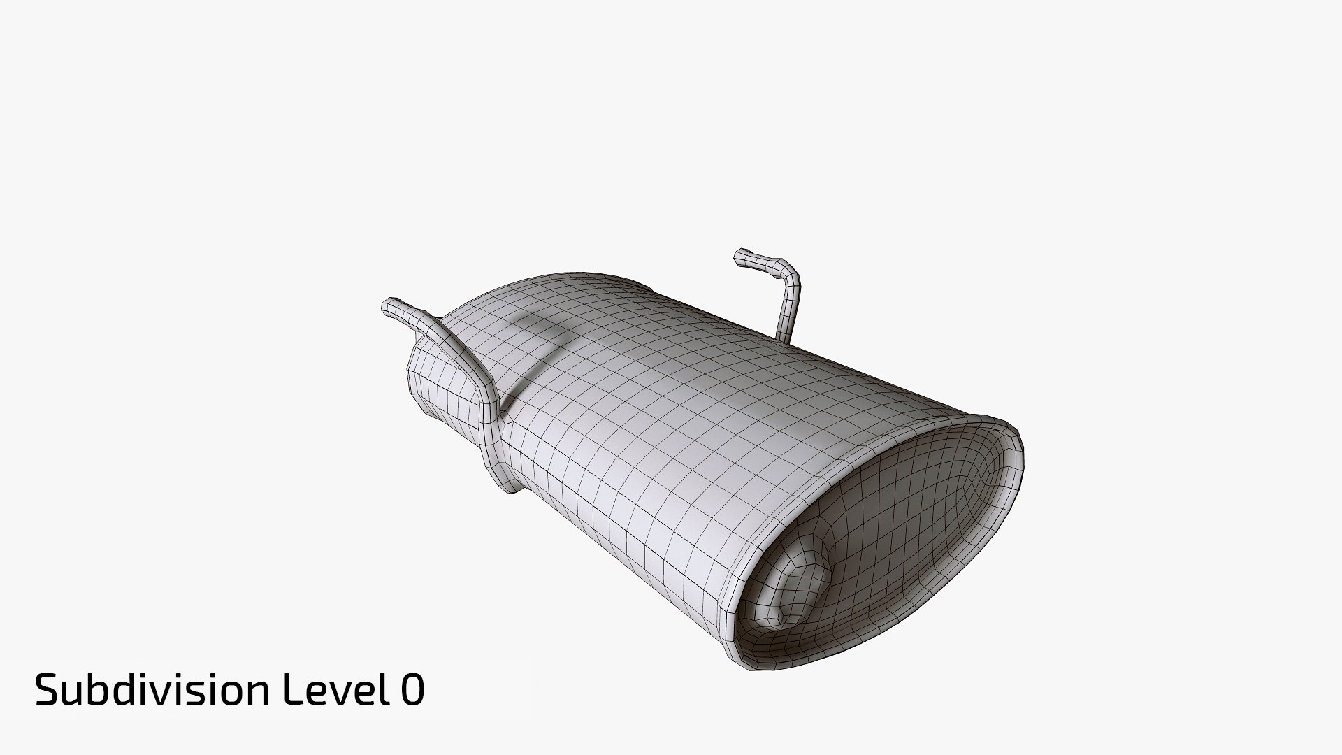 Scanned muffler 3D model - TurboSquid 1641040