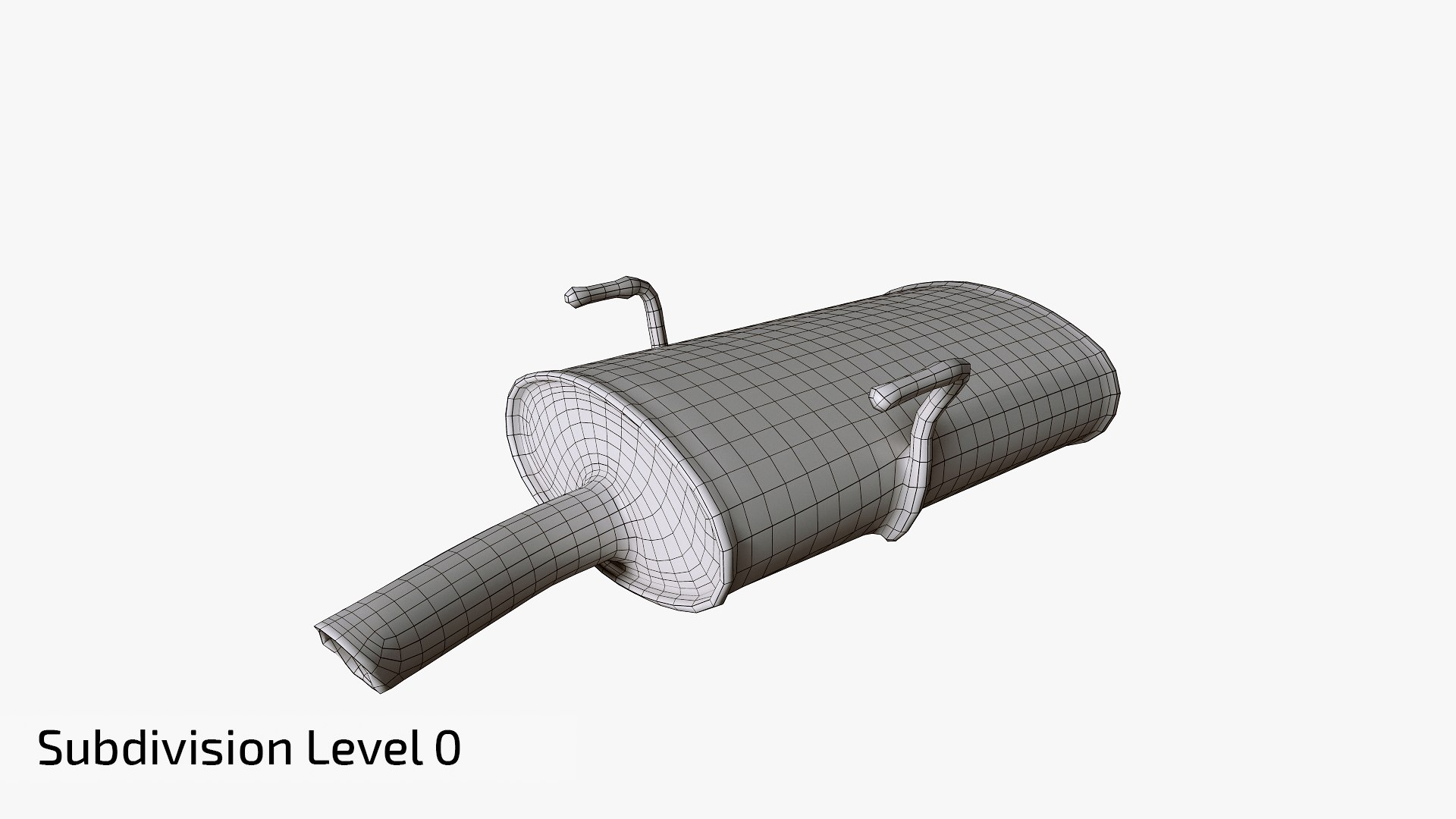Scanned muffler 3D model - TurboSquid 1641040