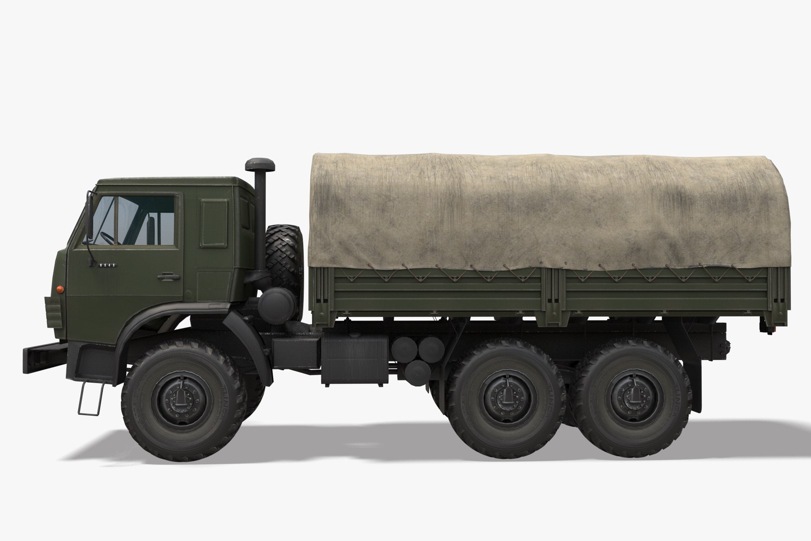3D Kamaz Military - TurboSquid 1284542