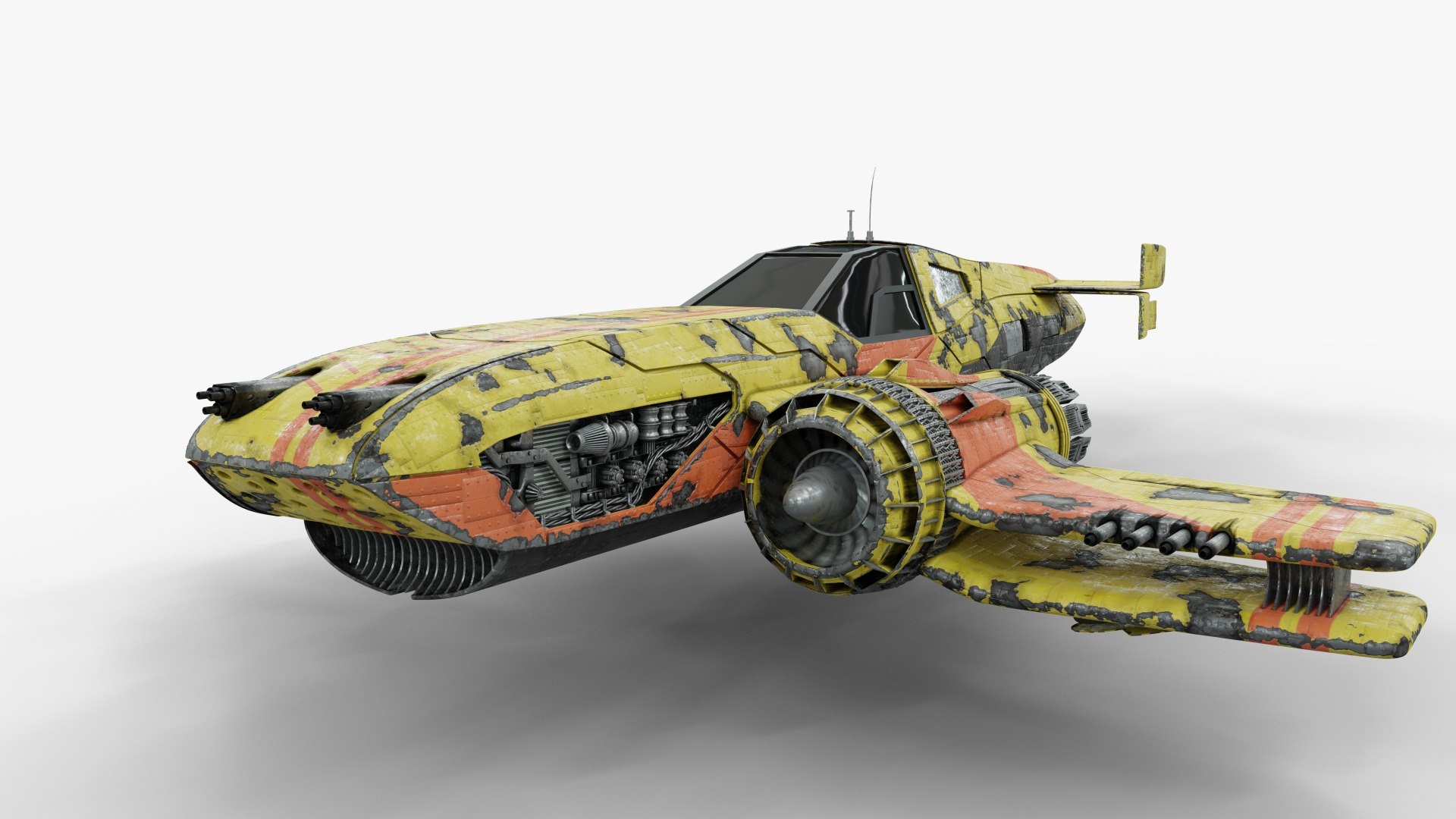 3D space fighter plane - TurboSquid 1482013