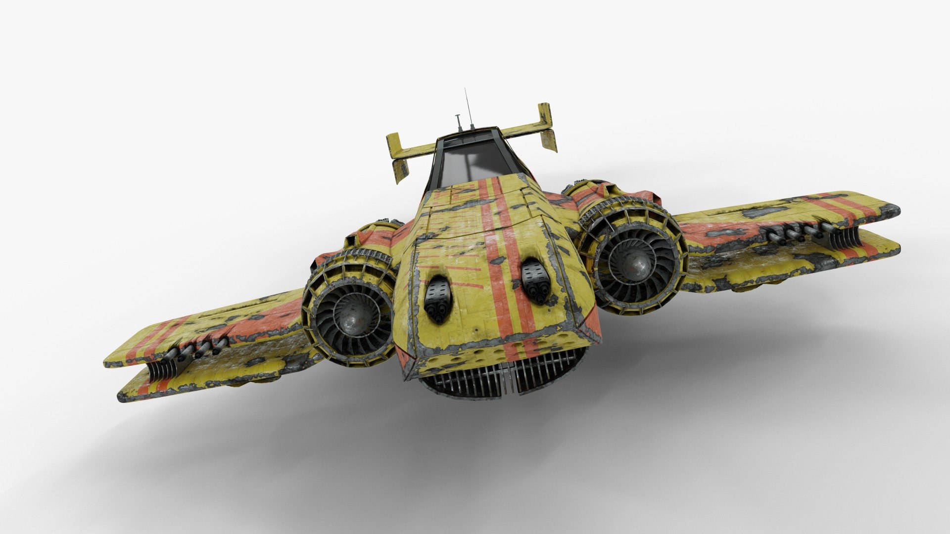 3D Space Fighter Plane - TurboSquid 1482013