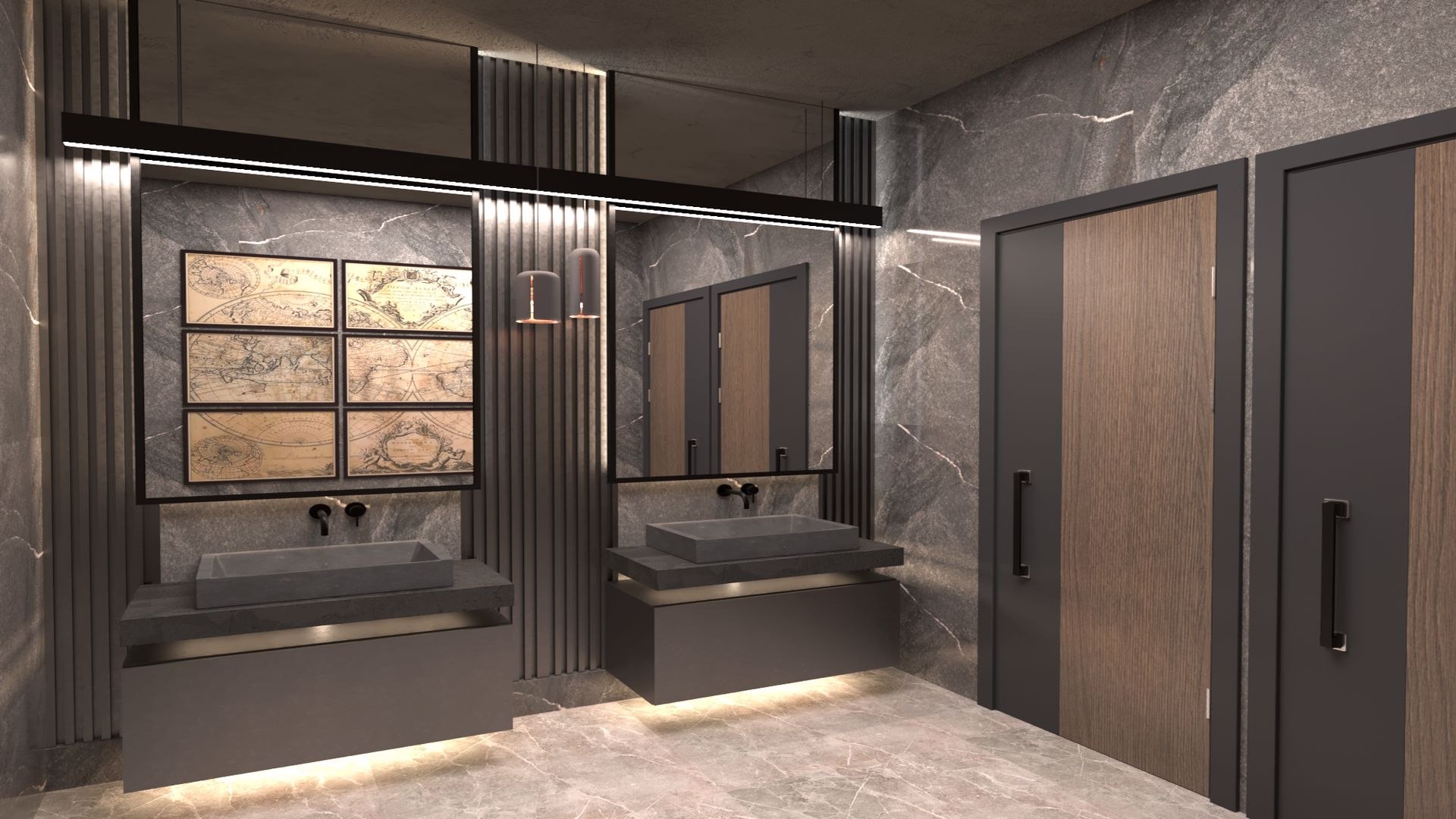 RESTAURANT RESTROOM DESIGN 3D Model 3D Model - TurboSquid 1933405