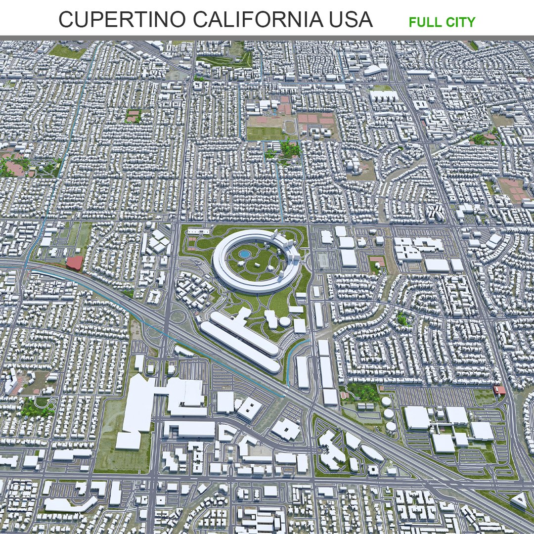 3D Cupertino California USA - TurboSquid 2042054