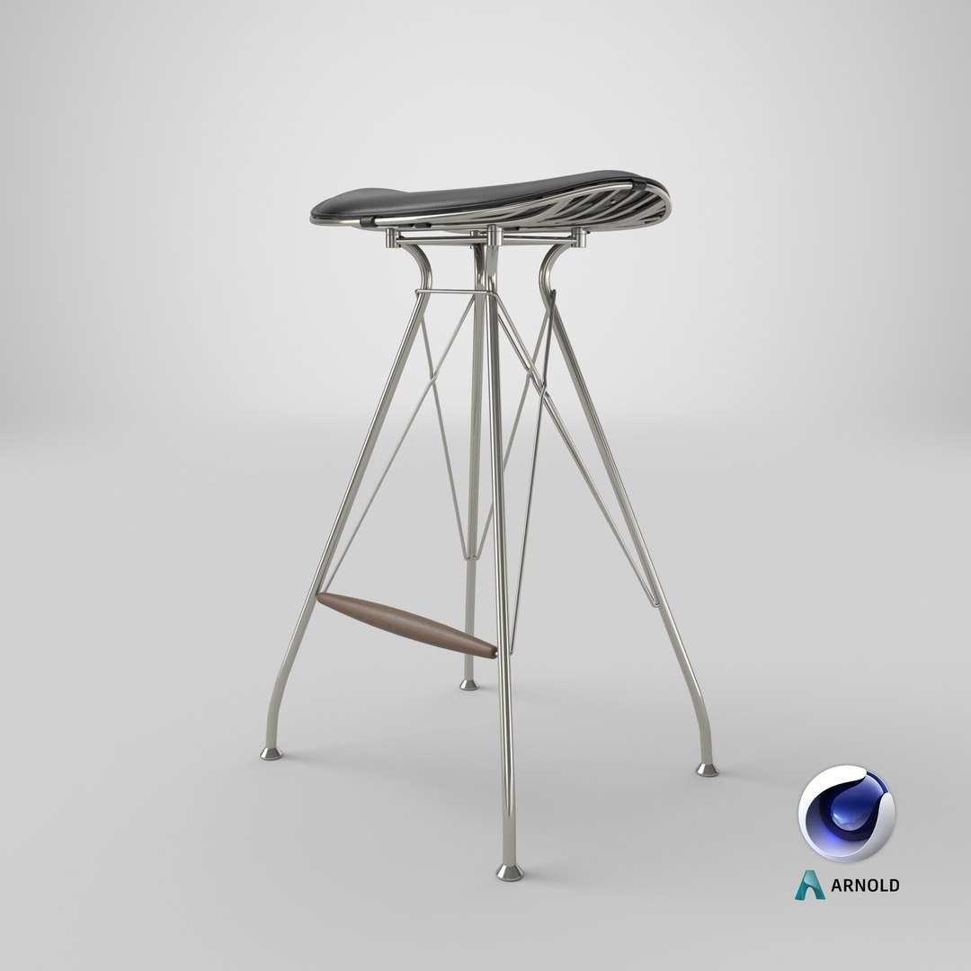 3D Bar Stool Model - TurboSquid 1633758