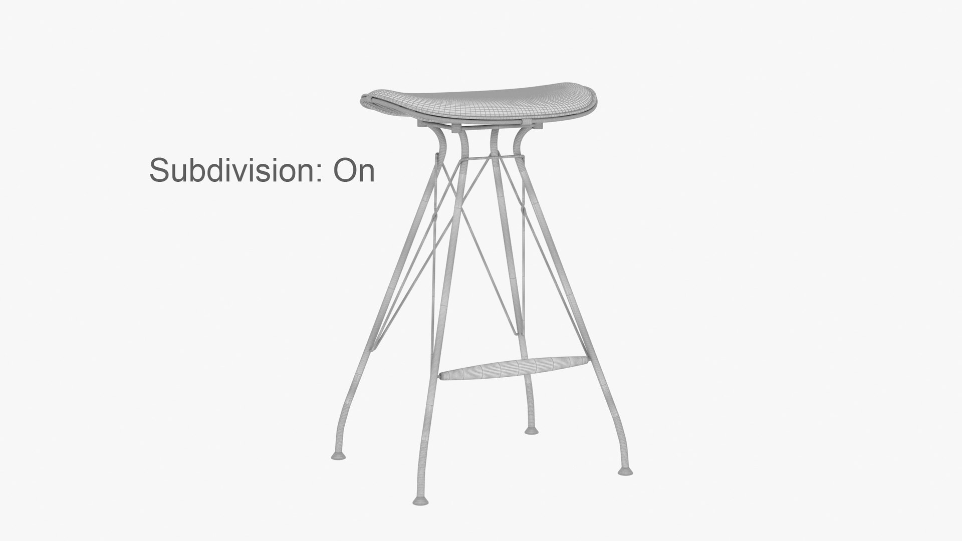 3D Bar Stool Model - TurboSquid 1633758