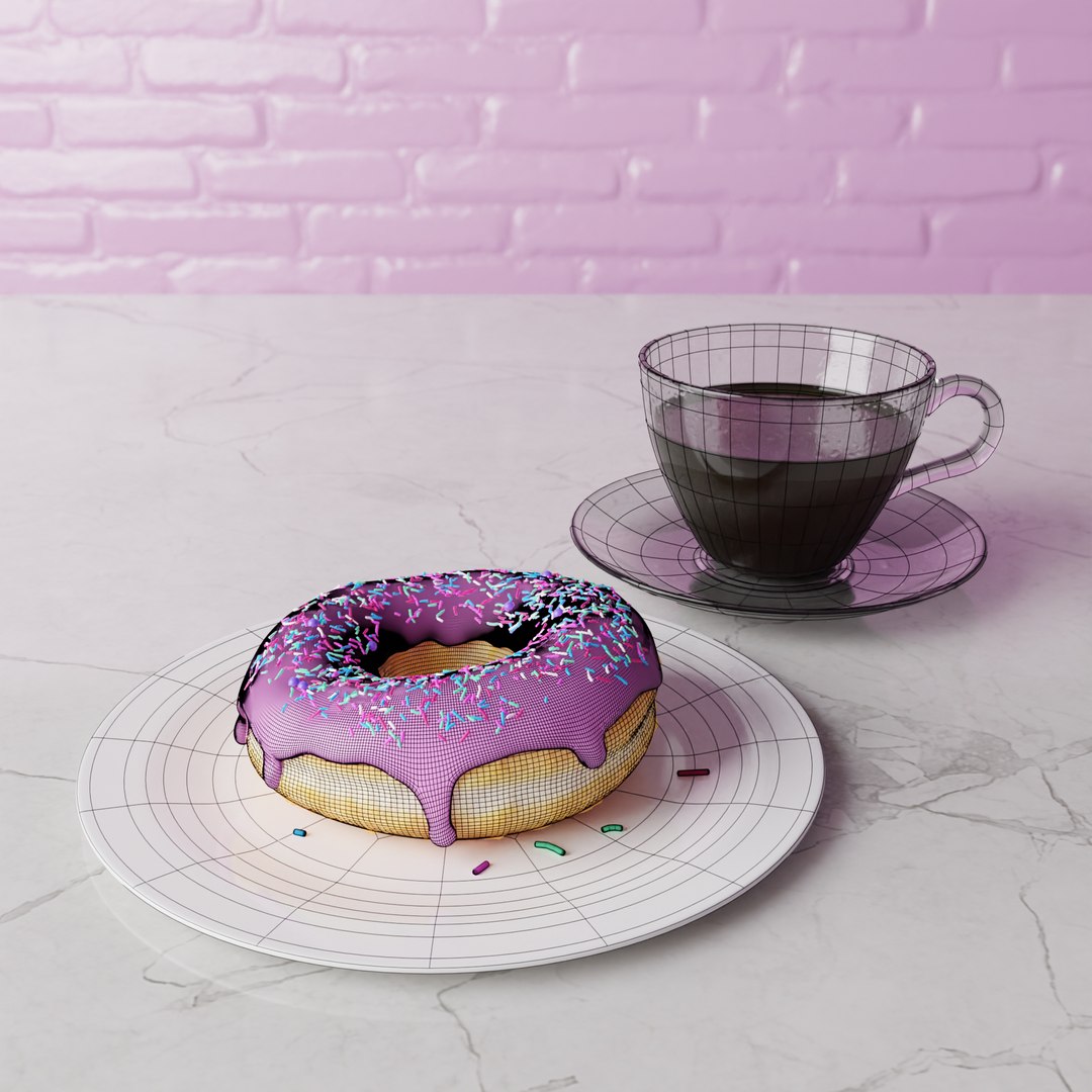 3D Donut Blender Model - TurboSquid 1554559