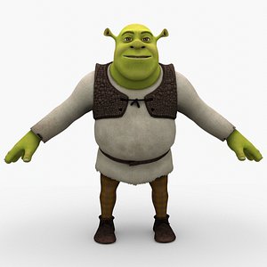 Free 3D Characters-Shrek Models | TurboSquid