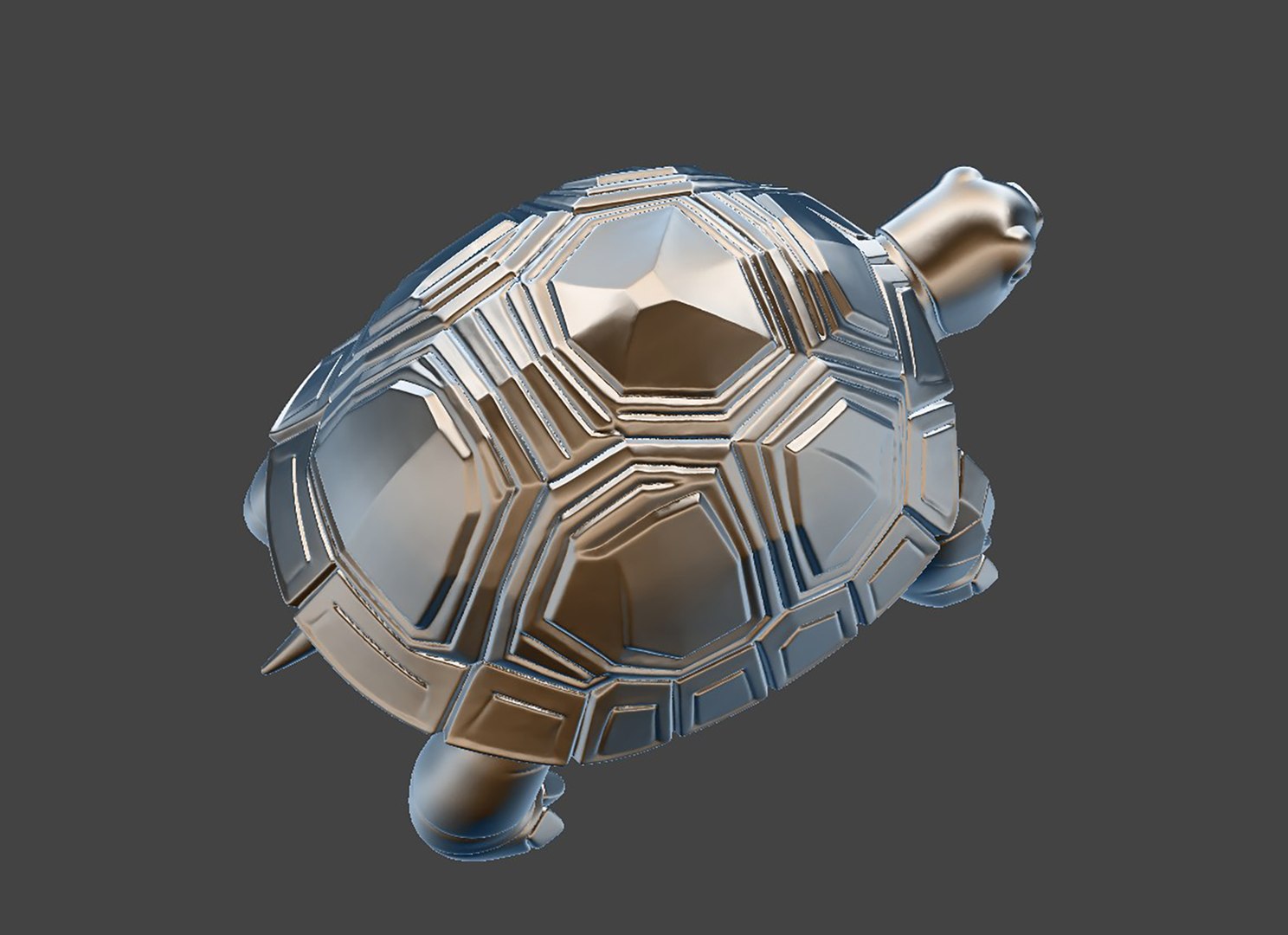 Turtle 3D Print Stylized Animal Model STL 3D Print Model 3D Model ...