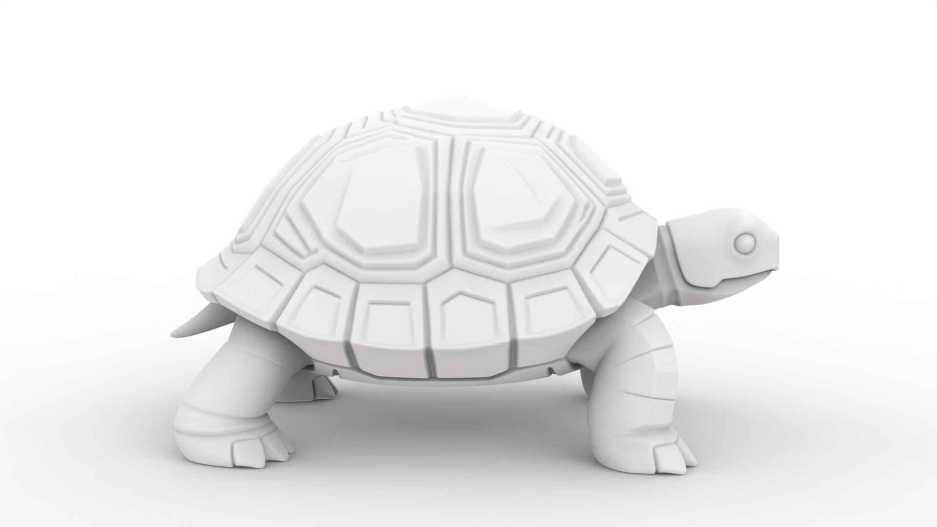Turtle 3D Print Stylized Animal Model STL 3D Print Model 3D Model ...