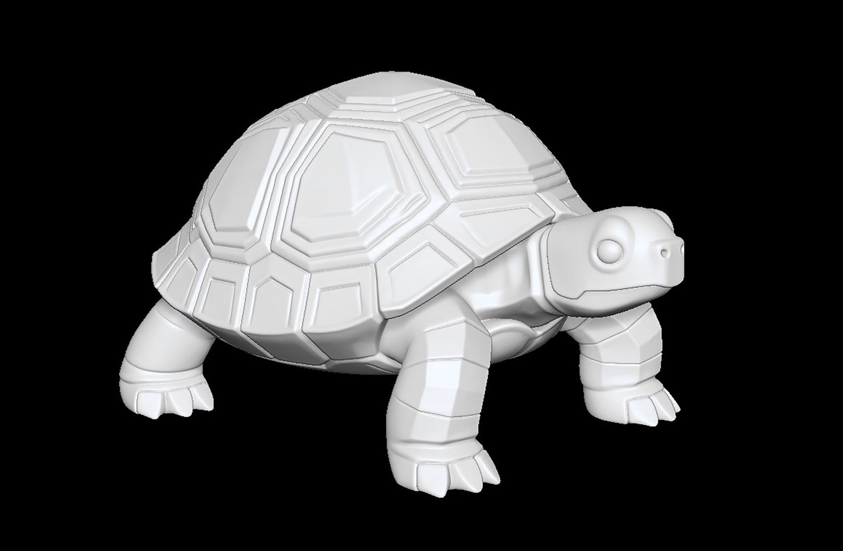 Turtle 3D Print Stylized Animal Model STL 3D Print Model 3D Model ...