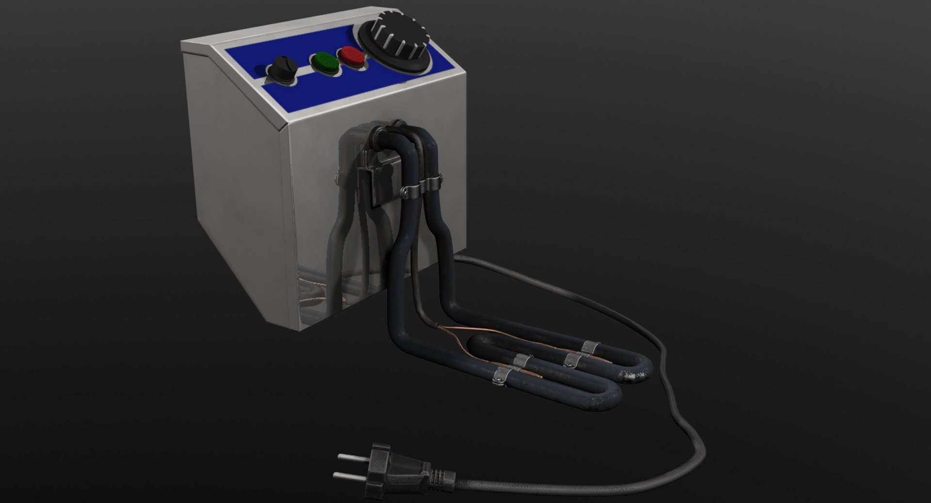 3D deep fryer model - TurboSquid 1298153
