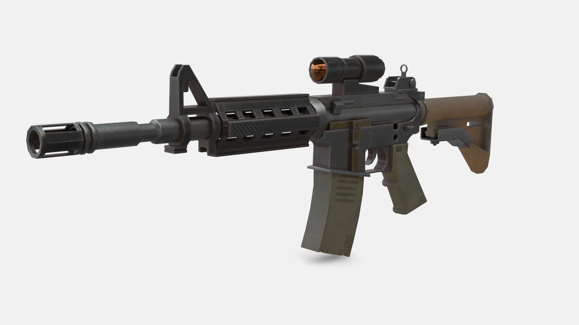 M4 Gun 3D - TurboSquid 1932822