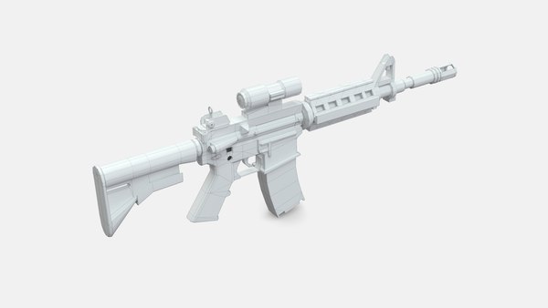 M4 Gun 3D - TurboSquid 1932822