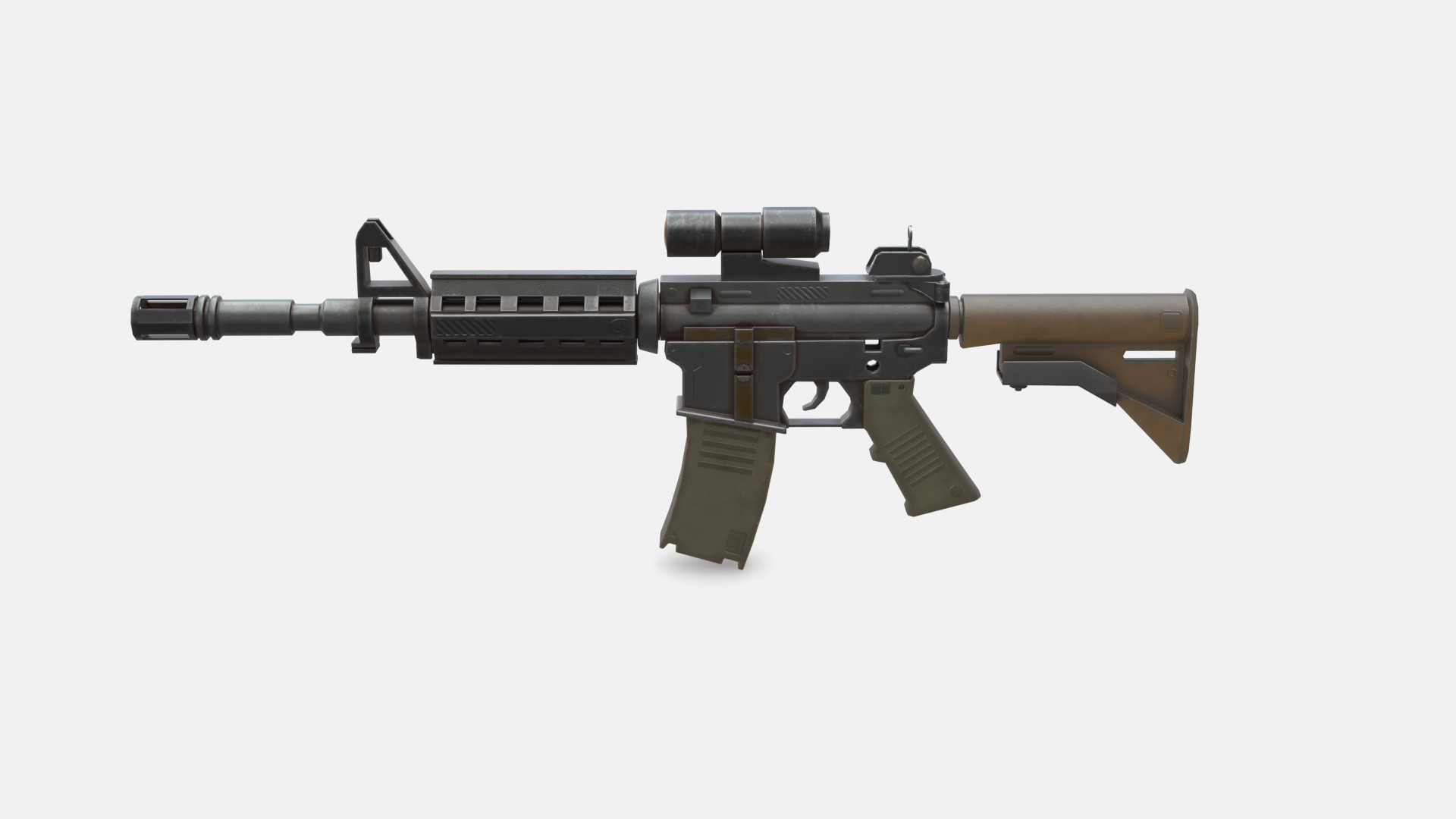 M4 Gun 3D - TurboSquid 1932822