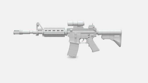 M4 Gun 3D - TurboSquid 1932822