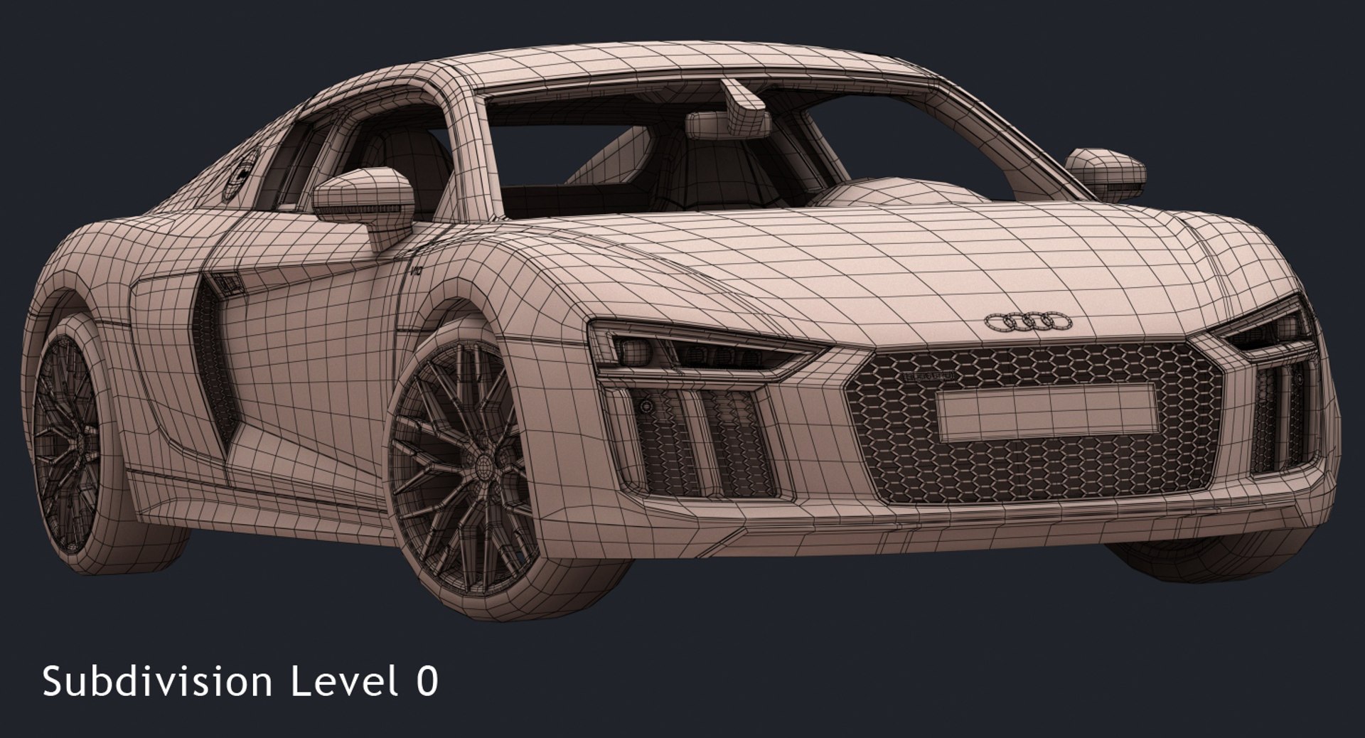 C4d 2016 Audi R8