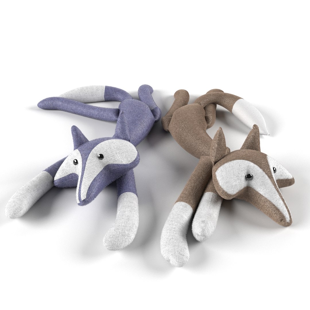 3D fox toy - TurboSquid 1174714