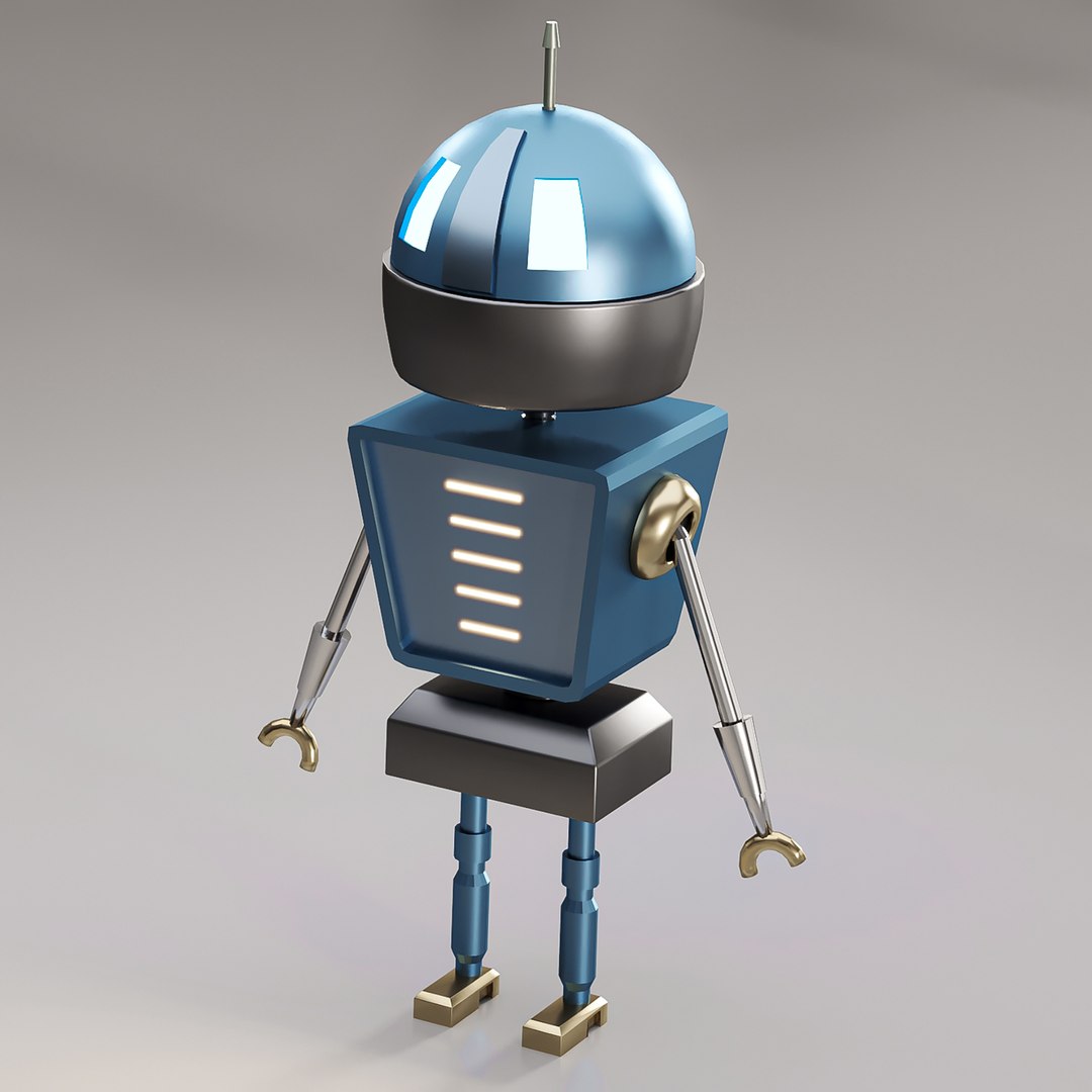 3D Model 5 Low Poly Robot Bundle - TurboSquid 2092436
