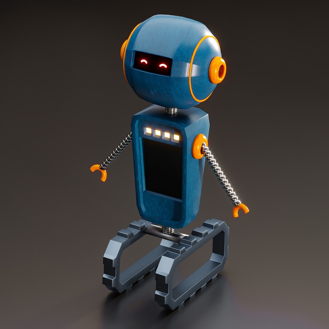 3D Model 5 Low Poly Robot Bundle - TurboSquid 2092436