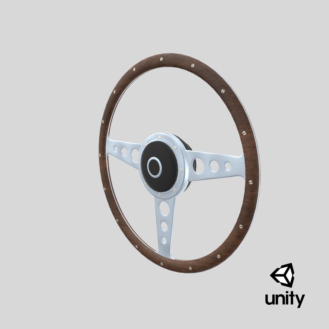 3D Model Retro Steering Wheel - TurboSquid 1431555