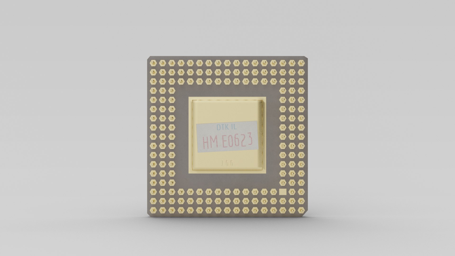 486 Intel Cpu Pbr 3D Model - TurboSquid 1596816