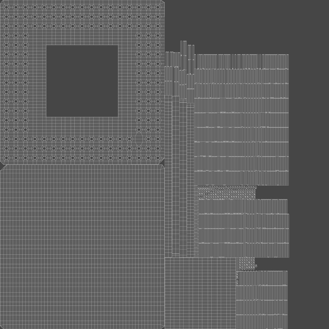 486 Intel Cpu Pbr 3D Model - TurboSquid 1596816