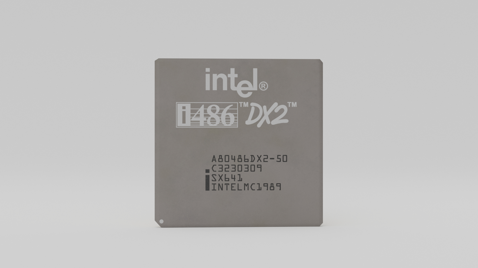 486 Intel Cpu Pbr 3D Model - TurboSquid 1596816